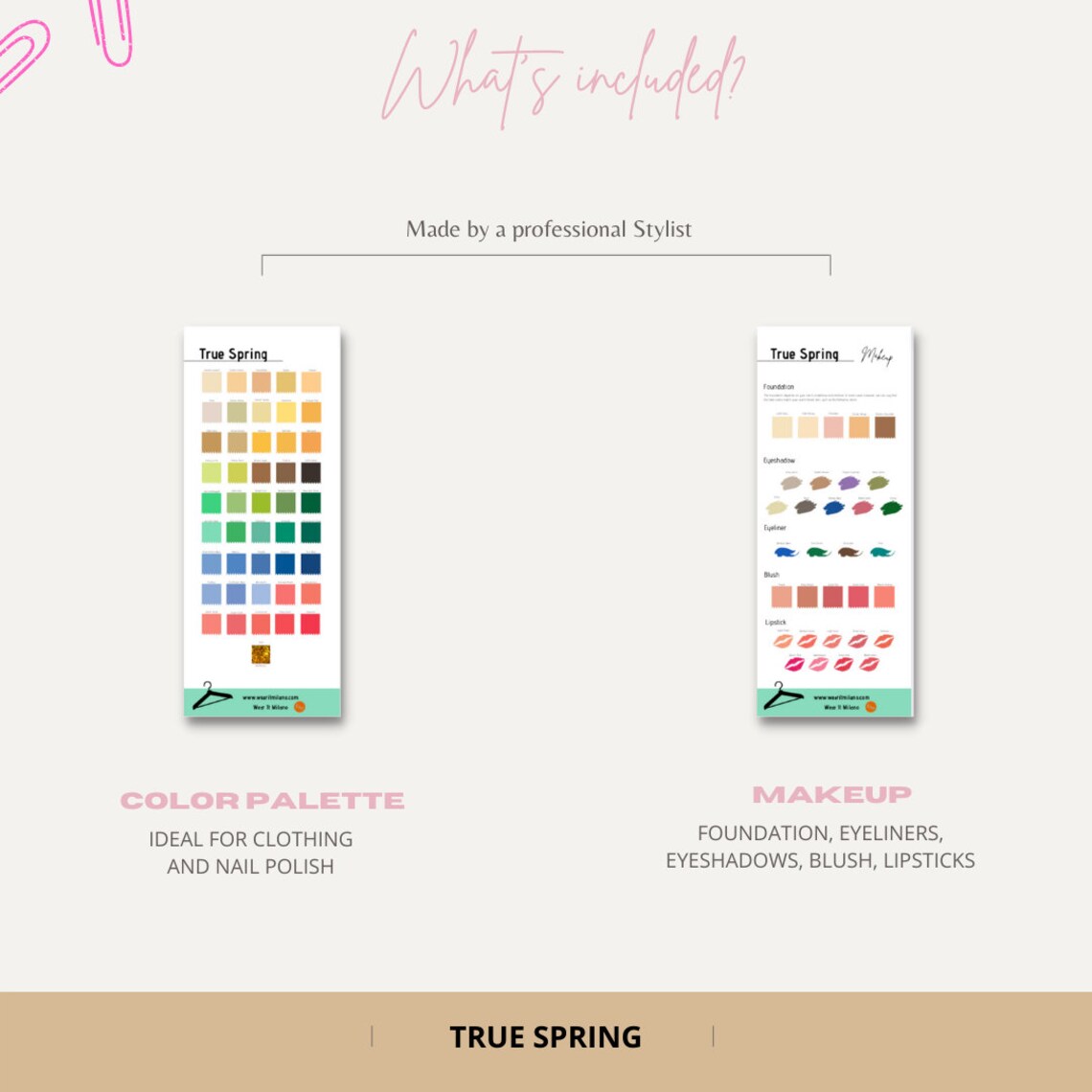 TRUE WARM SPRING Seasonal Color Palette and Makeup Palette - Armocromi ...